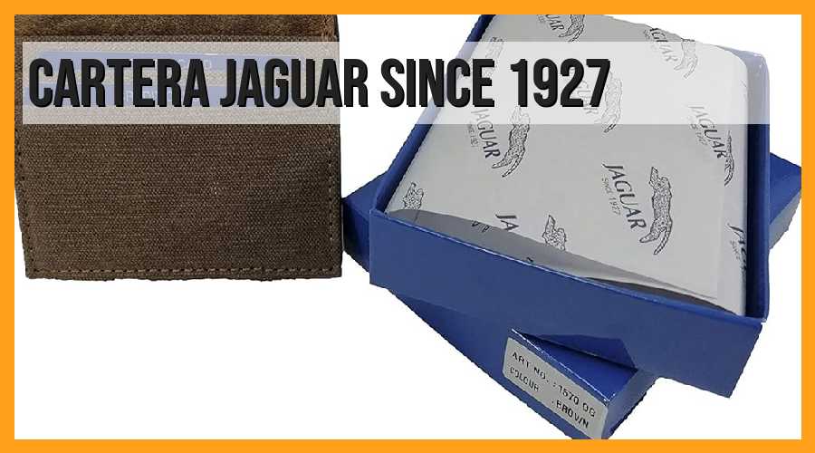 Cartera Jaguar Since 1927: La historia de elegancia y estilo en tus manos