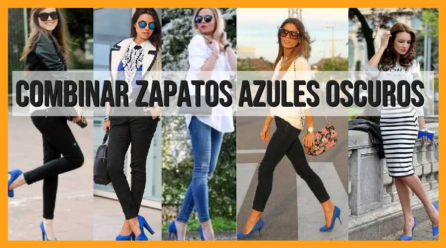 5 formas de combinar zapatos azules oscuros con estilo